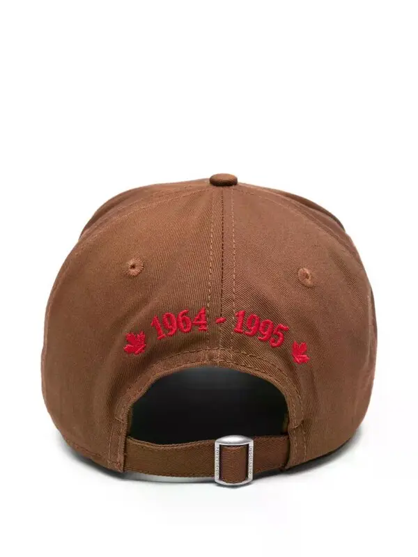 Dsquared2 Logo Patch Cap - Brown