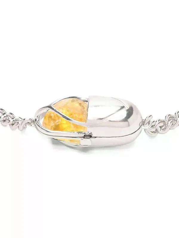 CAPSULE ELEVEN Crystal Citrine Necklace - Silver
