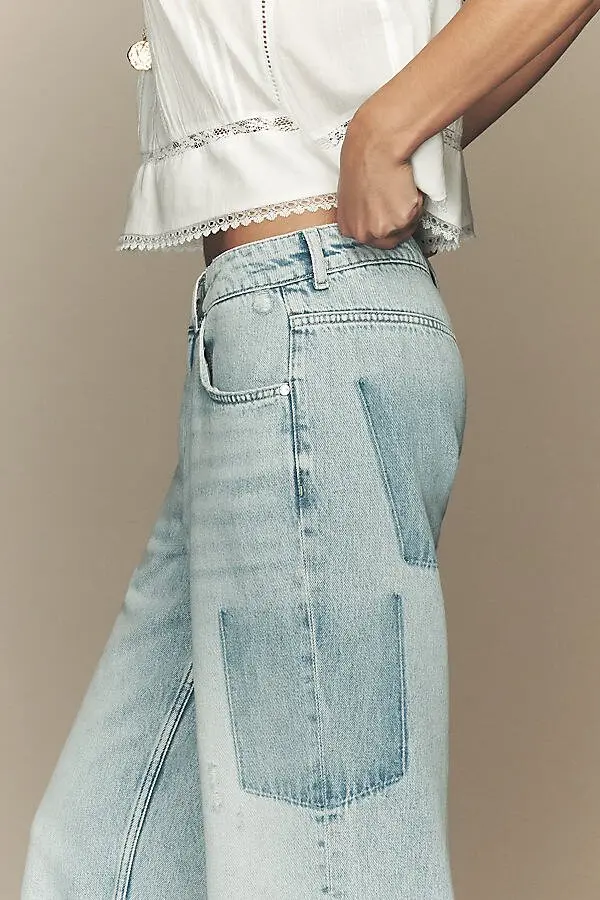 PILCRO Reworked Straight-leg Jeans