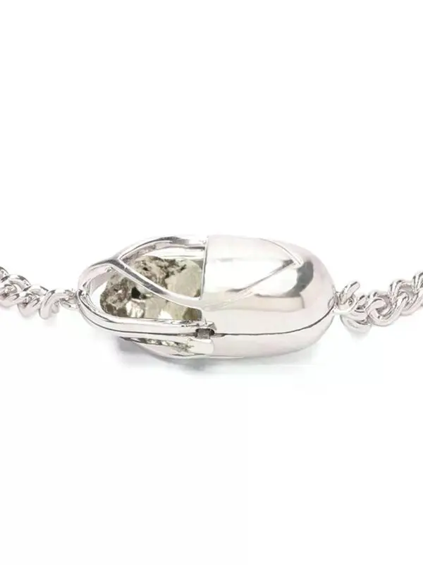 CAPSULE ELEVEN Crystal Pyrite Necklace - Silver