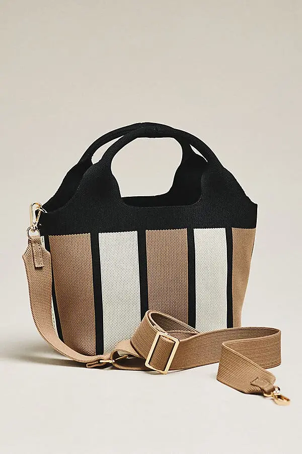 SHIRALEAH Robbie Mini Tote Bag - Tan