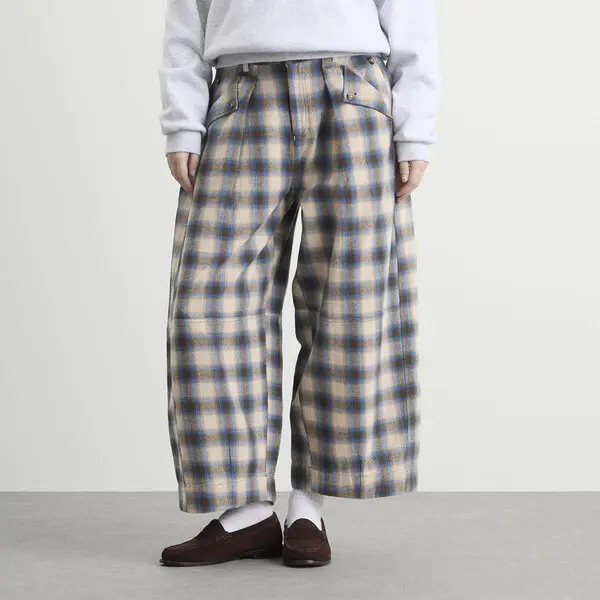 DAMSON MADDER Mara Plaid Trousers