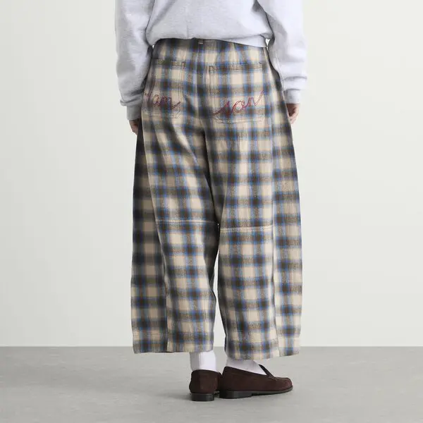 DAMSON MADDER Mara Plaid Trousers