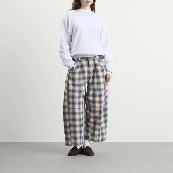 DAMSON MADDER Mara Plaid Trousers