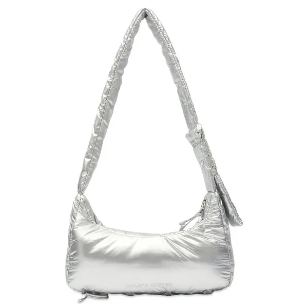 DAMSON MADDER Puffy Saz Crossbody Bag - Silver