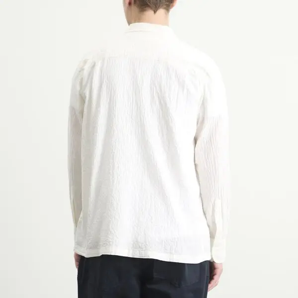 Universal Works Arten Seersucker Attendant Overshirt