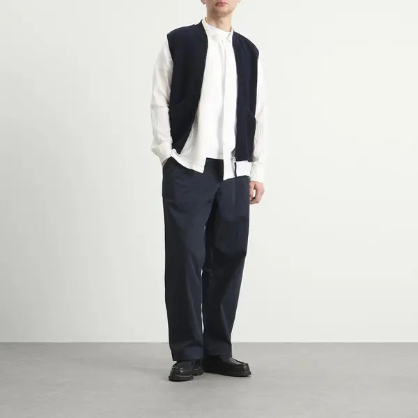Universal Works Arten Seersucker Attendant Overshirt
