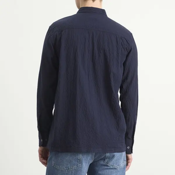 Universal Works Arten Seersucker Attendant Overshirt