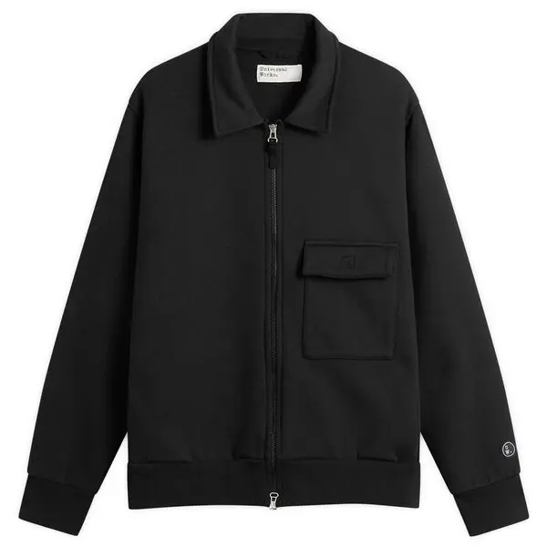 Universal Works Tylerzip Sweat Jacket - Black