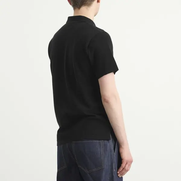 Universal Works Piquet Vacation Polo - Black