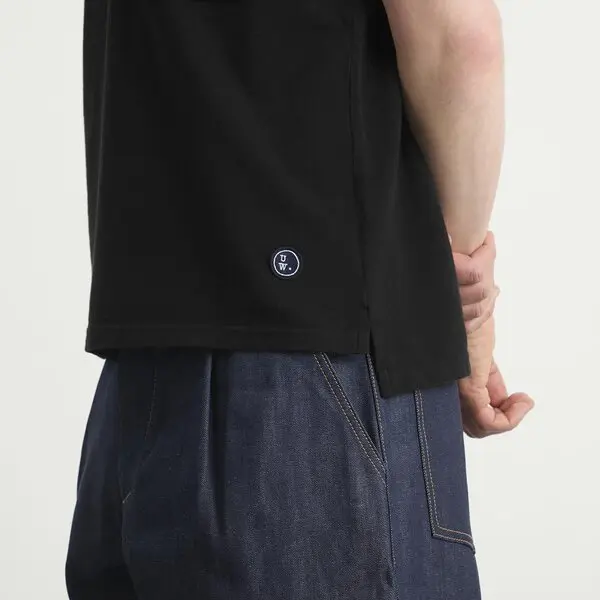 Universal Works Piquet Vacation Polo - Black