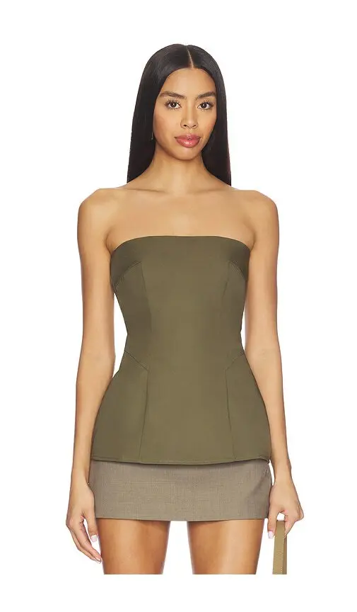 EAVES Nadia Top - Olive
