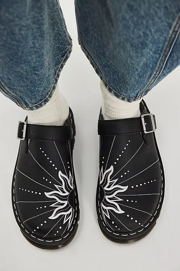 Dr. Martens Zebzag Solar Flare Mules