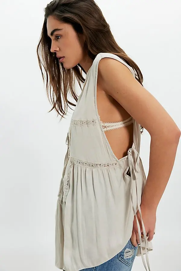 Free People Penelope Tunic - Tea