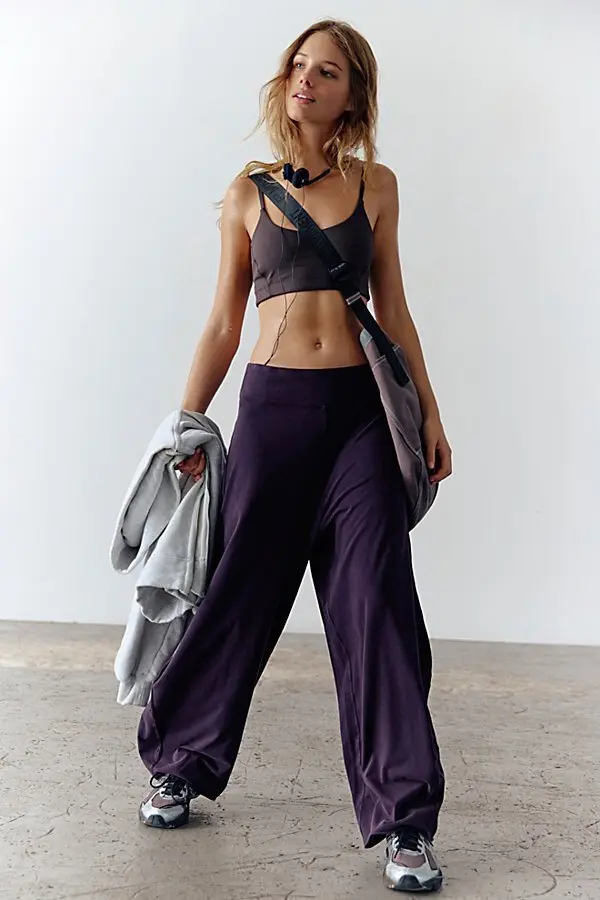 Free People Hot Shot Easy Pants - Mars