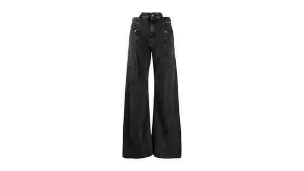 MAISON MARGIELA Wide-leg 5-pocket Denim Pants
