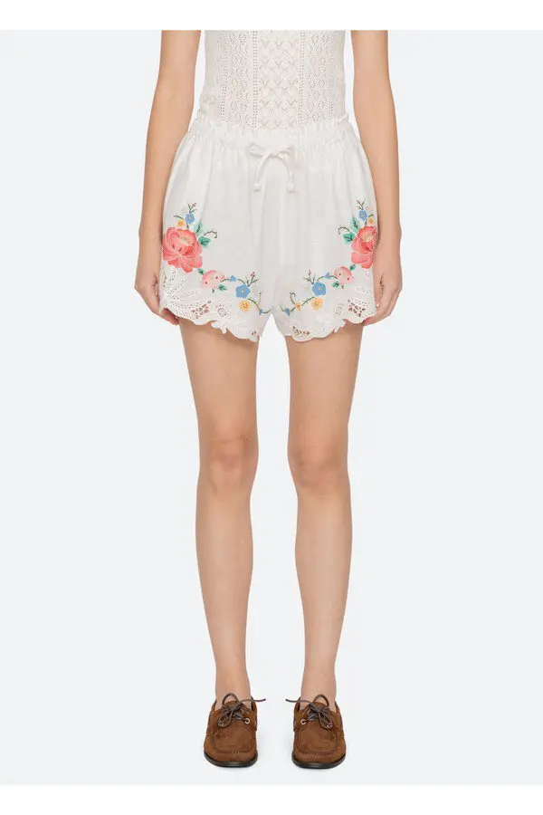 Sea Astrid Embroidered Shorts