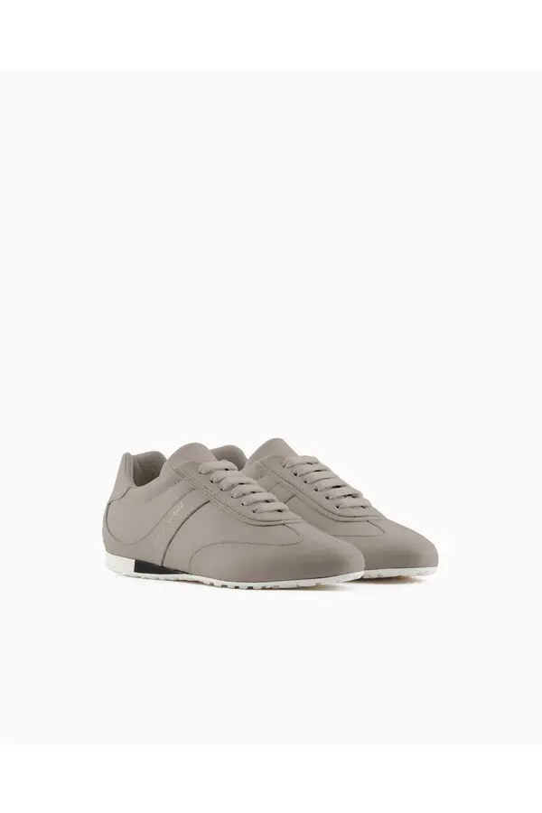 Giorgio Armani Nappa-leather Sneakers