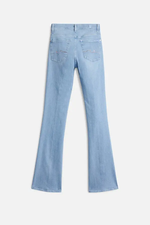7 For All Mankind Bootcut In Slim Illusion Indigo Bloom