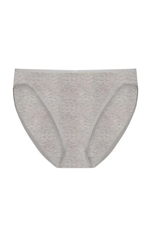 Natori Bliss Bare Cotton Bikini - Grey