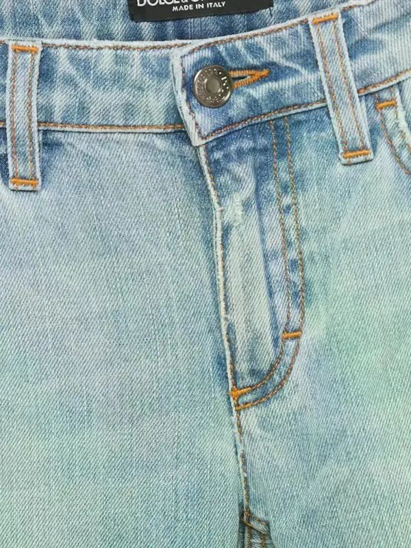Dolce & Gabbana Belt-loop Pocket Jeans