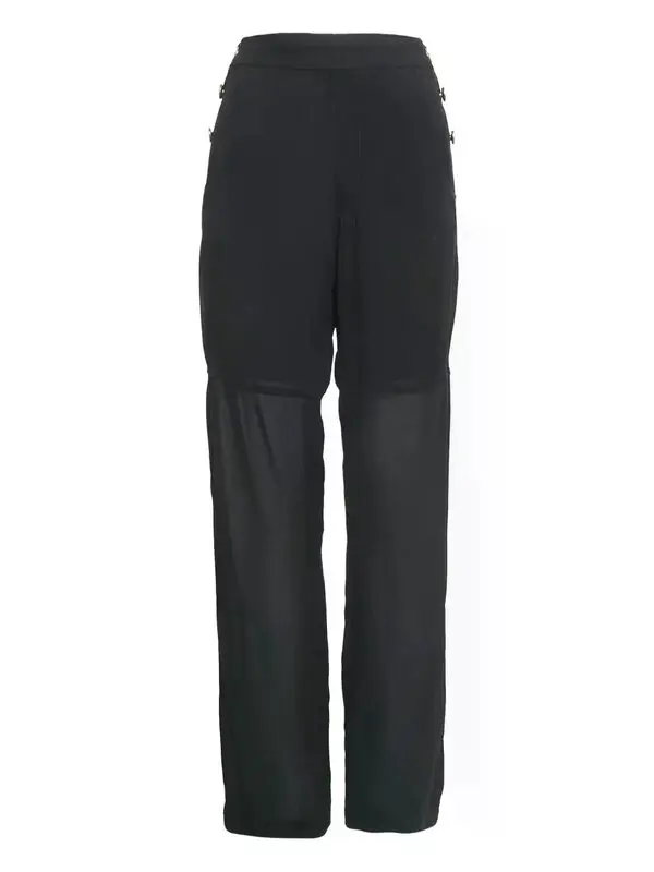 Chloé Sheer-panel Wide-leg Trousers