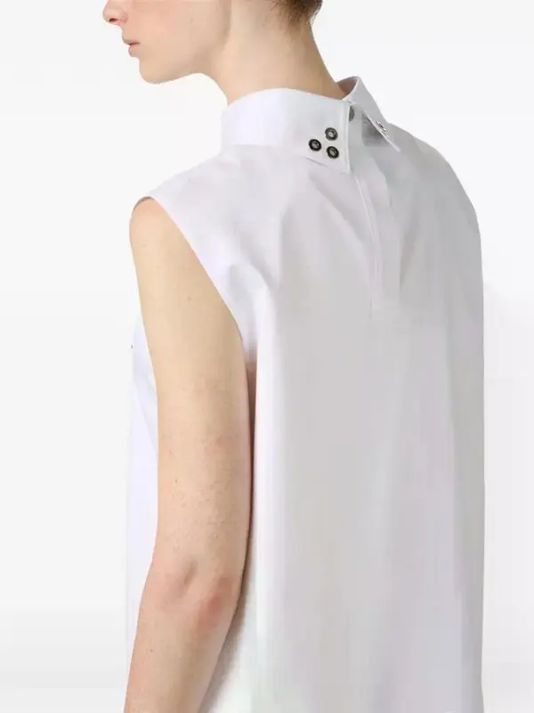 Iceberg Collared Sleeveless Dress
