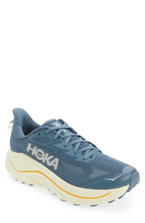 HOKA® Challenger Trail Running Shoe - Faded Navy/pampas Grass