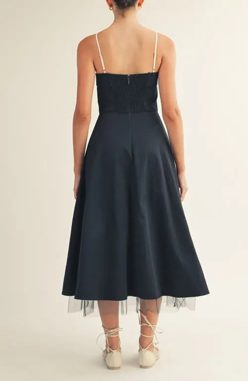 AROSE STUDIO Cielle Midi Dress