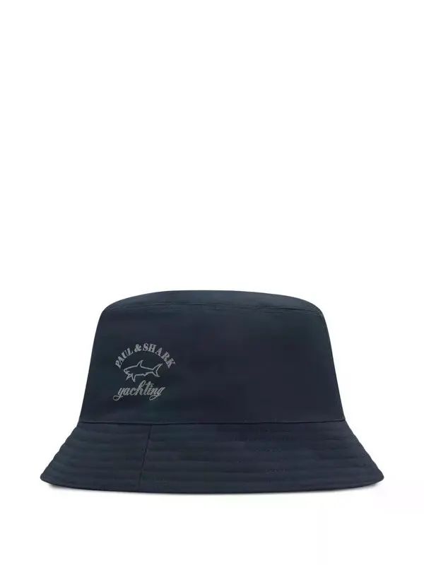 Paul & Shark Logo Print Bucket Hat