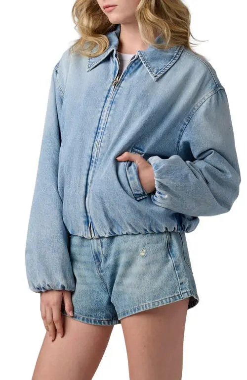 Blanknyc Denim Bomber Jacket