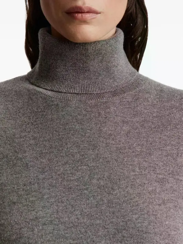 12 STOREEZ Turtleneck Knitted Sweater