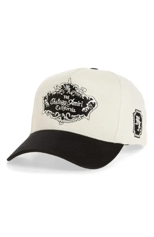 Amiri Chateau Baseball Cap - Black