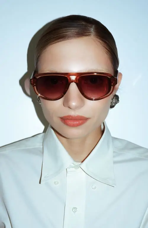 REALITY EYEWEAR Luxe Ryder Sunglasses - Champagne