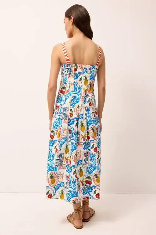 MARIE OLIVER Dixon Midi Dress - Postcard