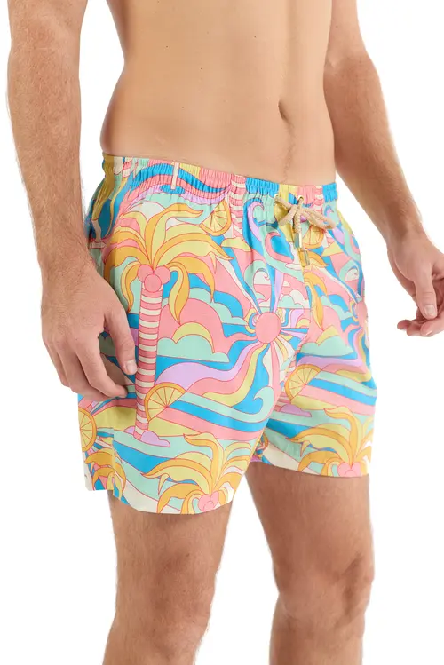 Kenny Flowers Printed Swim Trunks