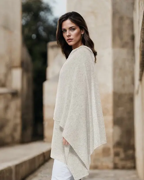 MONTICELLI CASHMERE Pure Cashmere Feather-light Maxi Wrap Stole - Light Grey