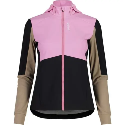 MALOJA Nesham Nordic Hybrid Softshell Jacket - Deep Black Multi