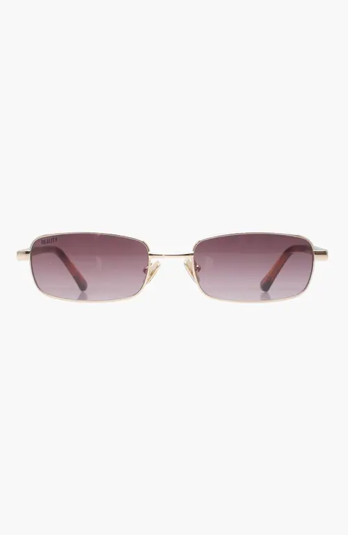REALITY EYEWEAR Vibes Town Sunglasses - Gold Smoke