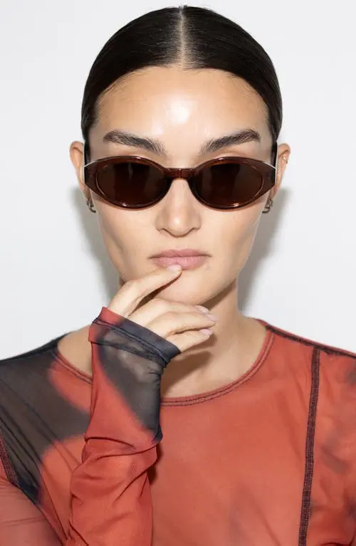 REALITY EYEWEAR The Demi Cat Eye Sunglasses - Mocca