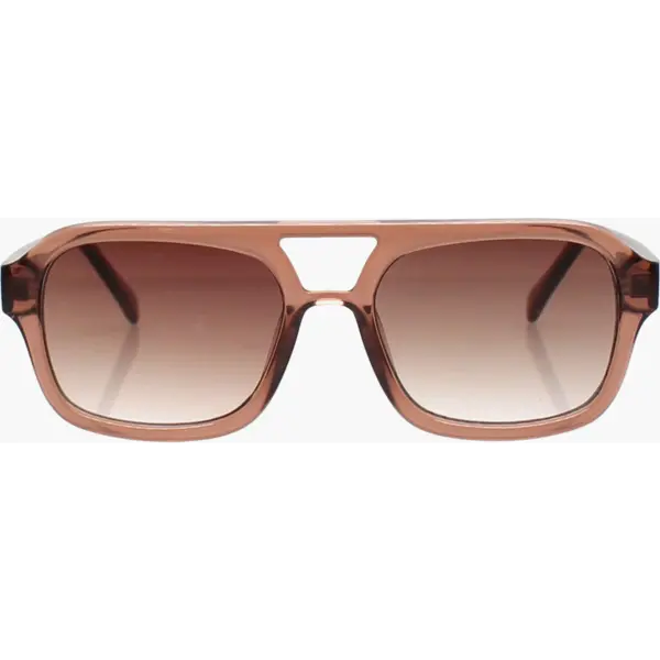 REALITY EYEWEAR Runway Aviator Sunglasses - Mocca