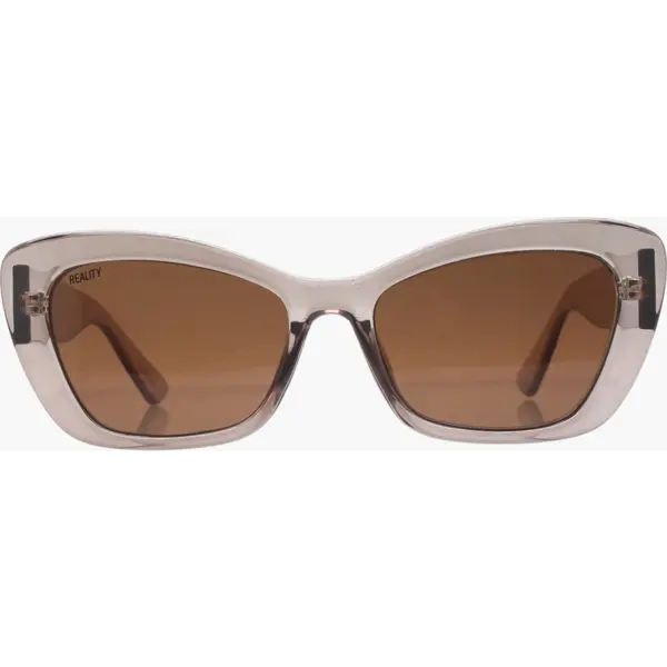 REALITY EYEWEAR Absolutely Flawless Sunglasses - Grey Mocca