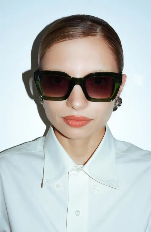 REALITY EYEWEAR Onassis Sunglasses - Moss Green