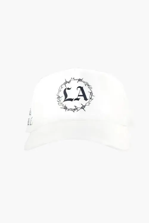 THE CELECT La Barbwire Mid Profile Cap - White