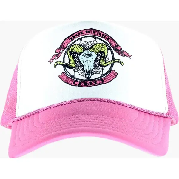 THE CELECT Color Blocked Trucker Cap - Pink