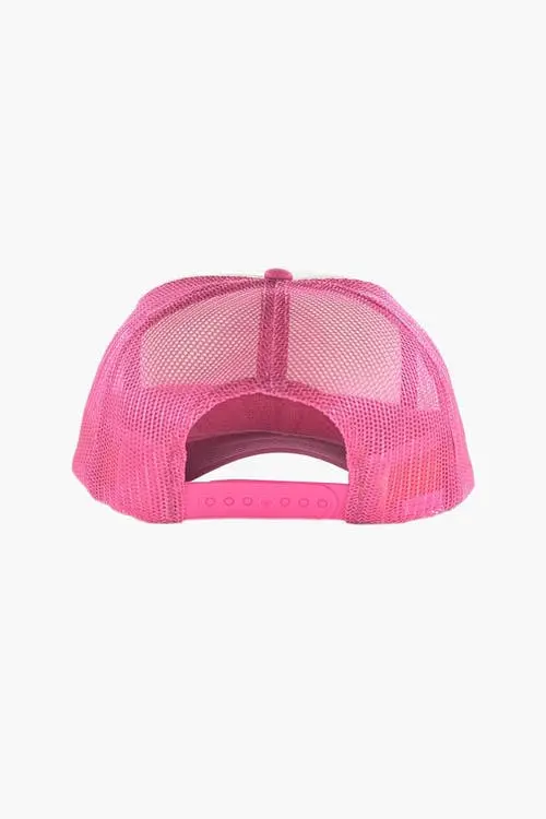 THE CELECT Color Blocked Trucker Cap - Pink
