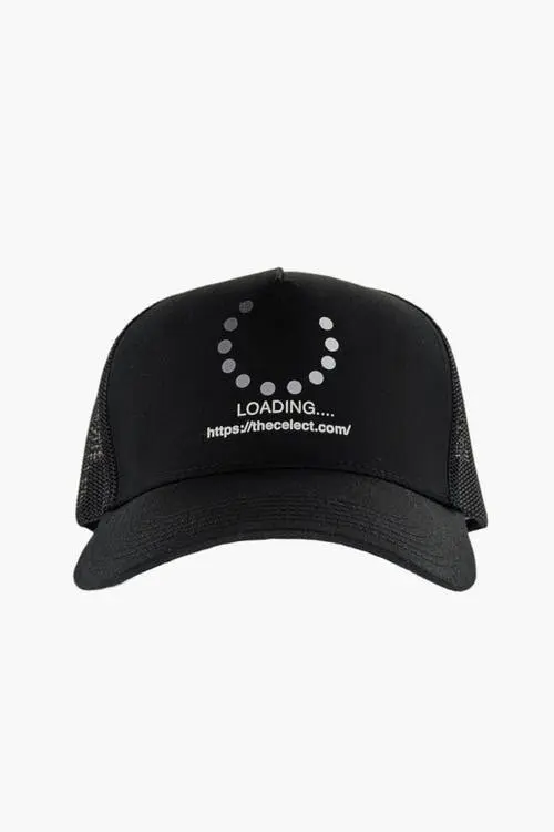 THE CELECT Loading Trucker Cap - Black