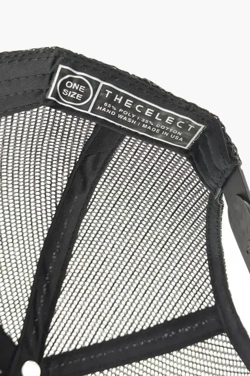 THE CELECT Loading Trucker Cap - Black