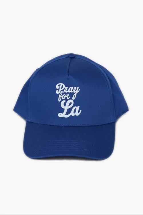 THE CELECT Pray For La Mid Profile Cap - Blue