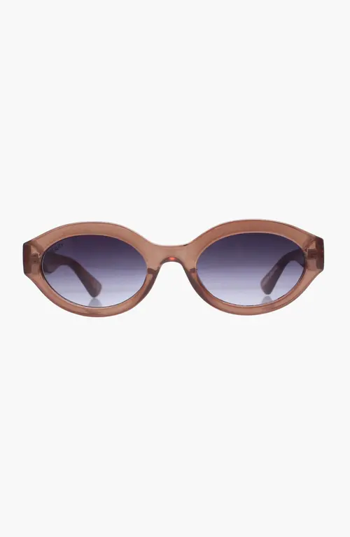 REALITY EYEWEAR London Calling Oval Sunglasses - Mocca